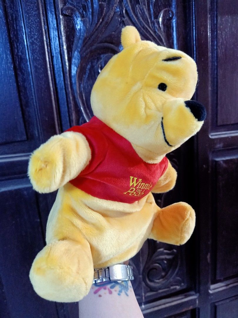ORIGINAL DISNEY WINNIE THE POOH HAND PUPPET, Hobbies & Toys, Toys ...