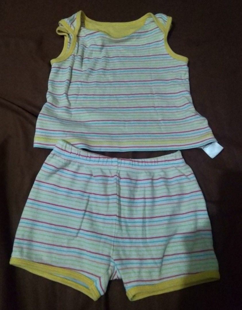 pair short and sando, Babies & Kids, Babies & Kids Fashion on Carousell