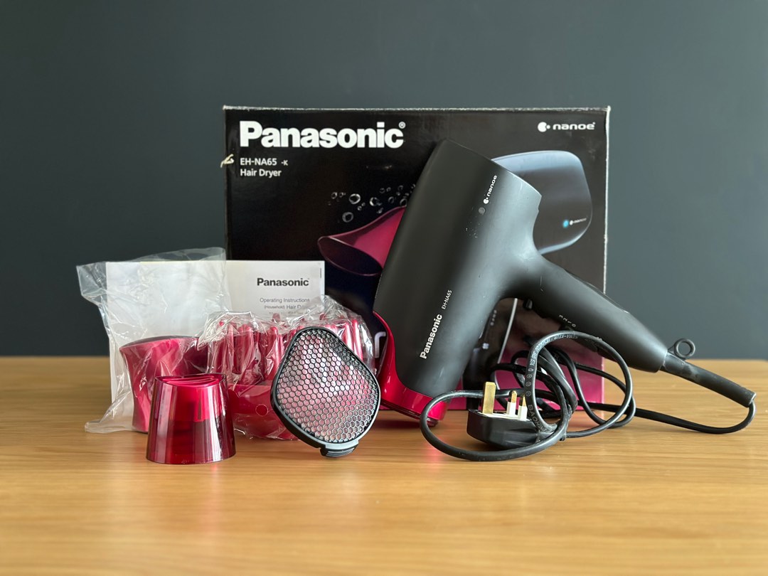 Panasonic EH-NA65-K Nanoe Hair Dryer - Black, Beauty & Personal Care ...