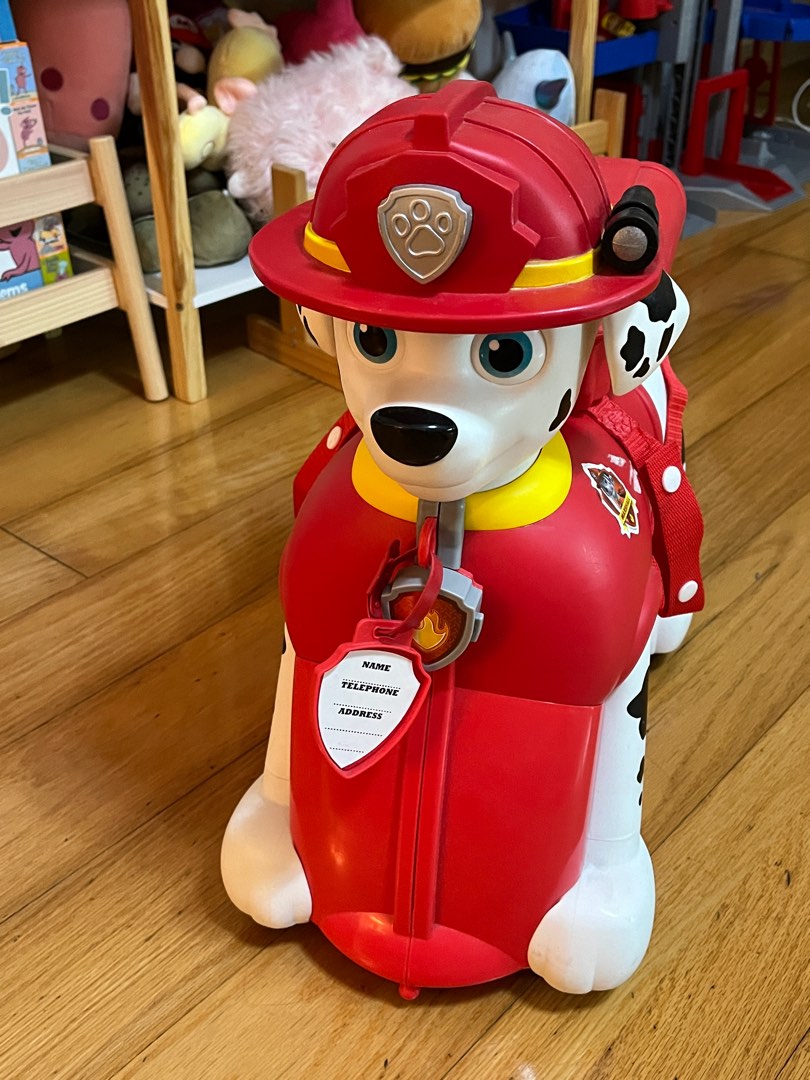 Paw patrol marshall ride on luggage roller on Carousell Paw patrol marshall ride on luggage roller on Carousell