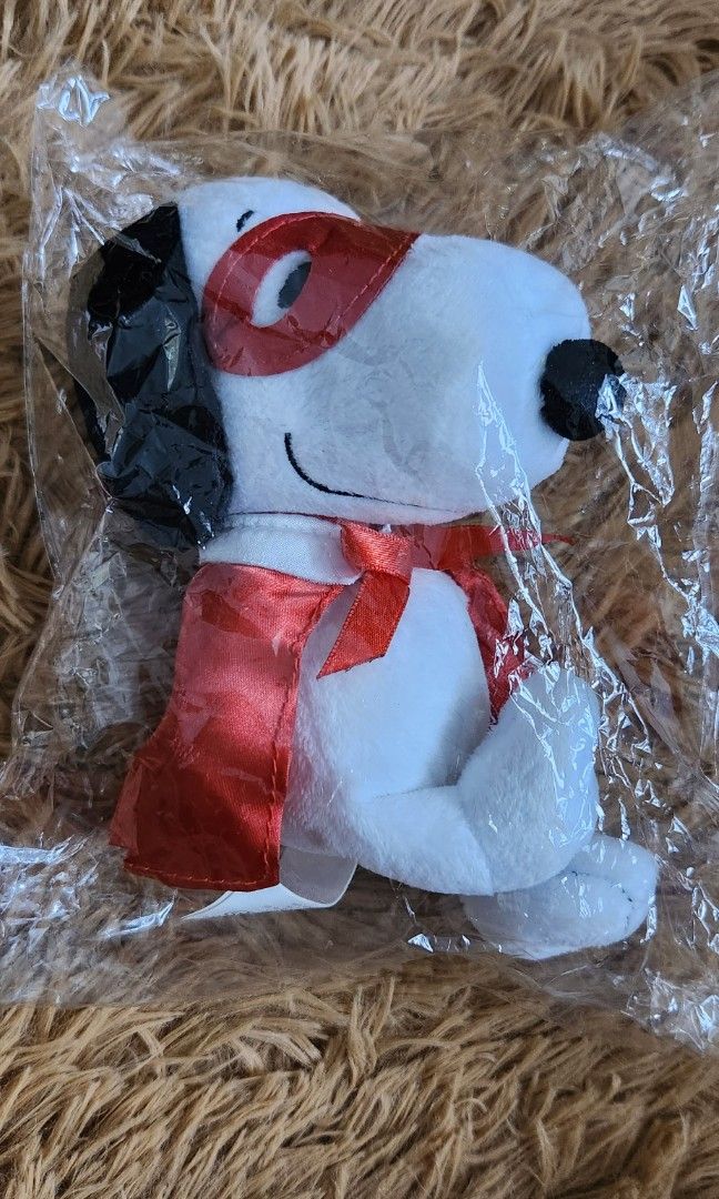 Peanuts Snoopy Red Cape Mask Plush Stuffed, Hobbies & Toys, Toys ...