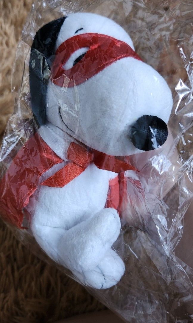 Peanuts Snoopy Red Cape Mask Plush Stuffed, Hobbies & Toys, Toys ...