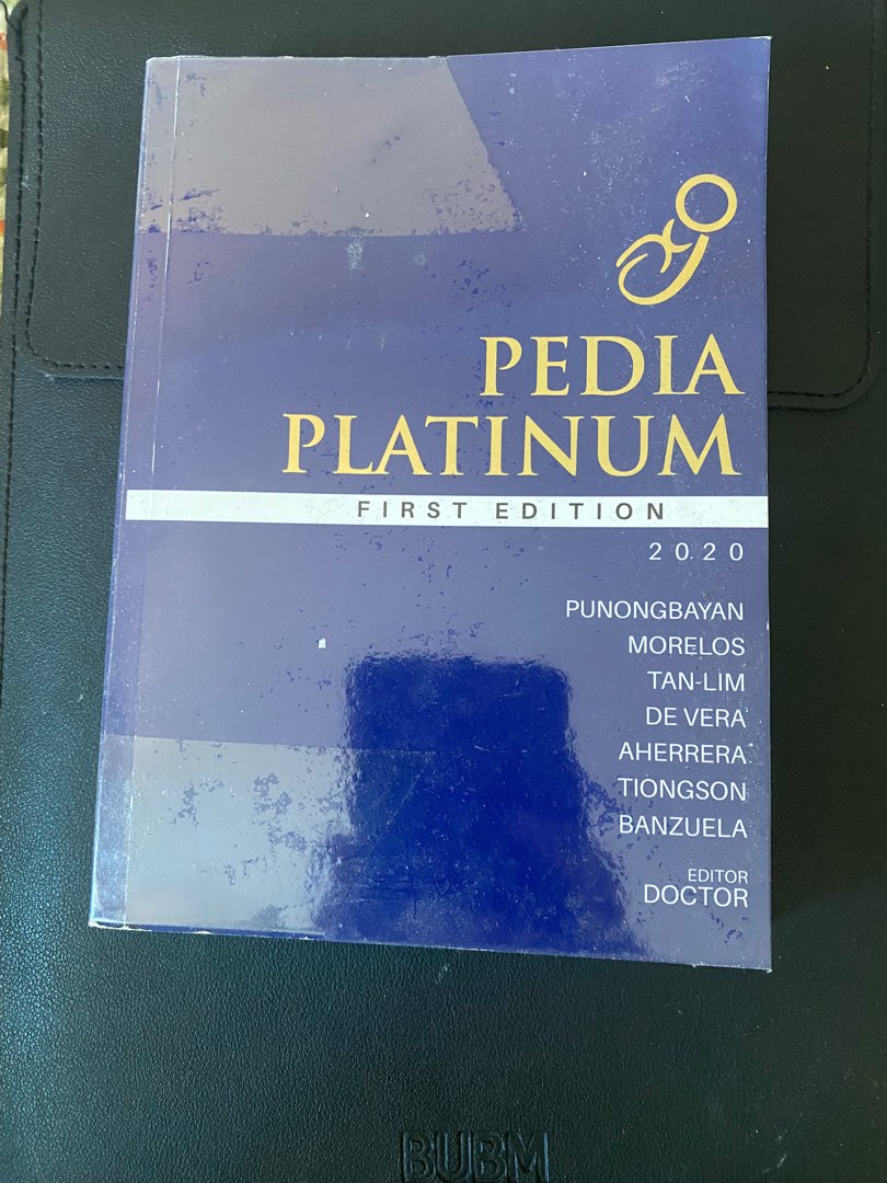 Pedia Platinum, 1st ed. on Carousell