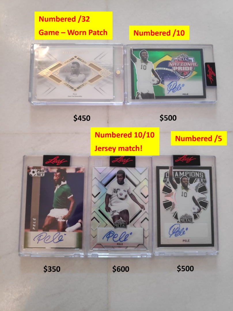 PELE AUTOS + PATCH BRAZIL LEGEND, Hobbies & Toys, Toys & Games on Carousell