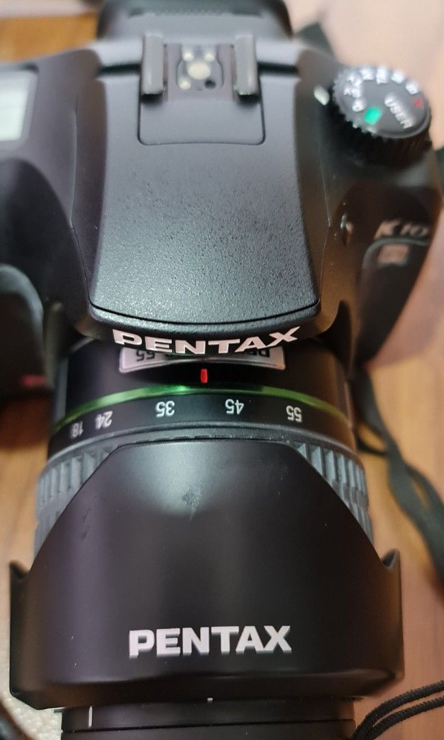 Pentax K10 with kit lens, Photography, Cameras on Carousell