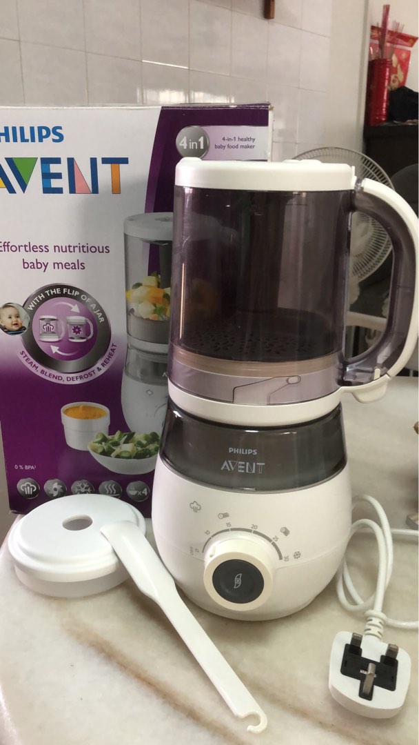 Philips Avent 4-in-1 baby food processor, Babies & Kids, Nursing ...