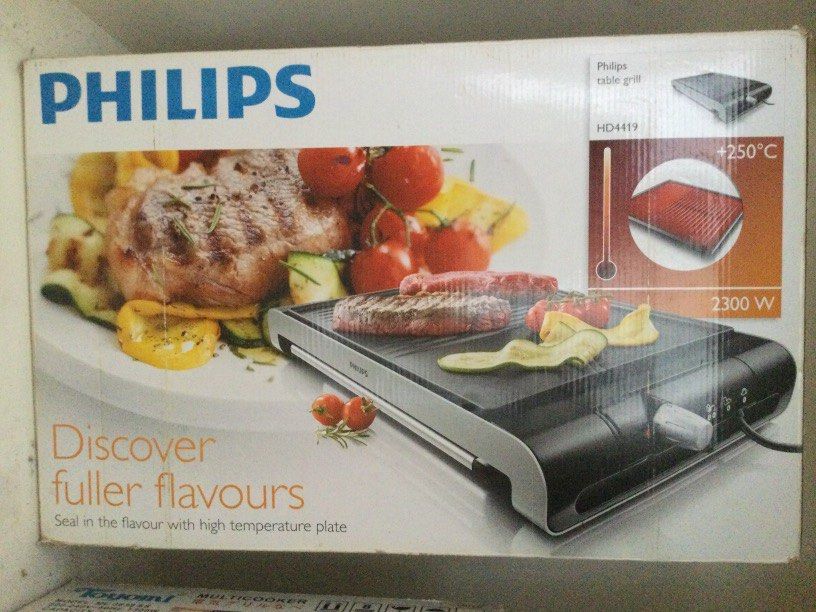 Philips electric table grill, TV & Home Appliances, Kitchen Appliances ...