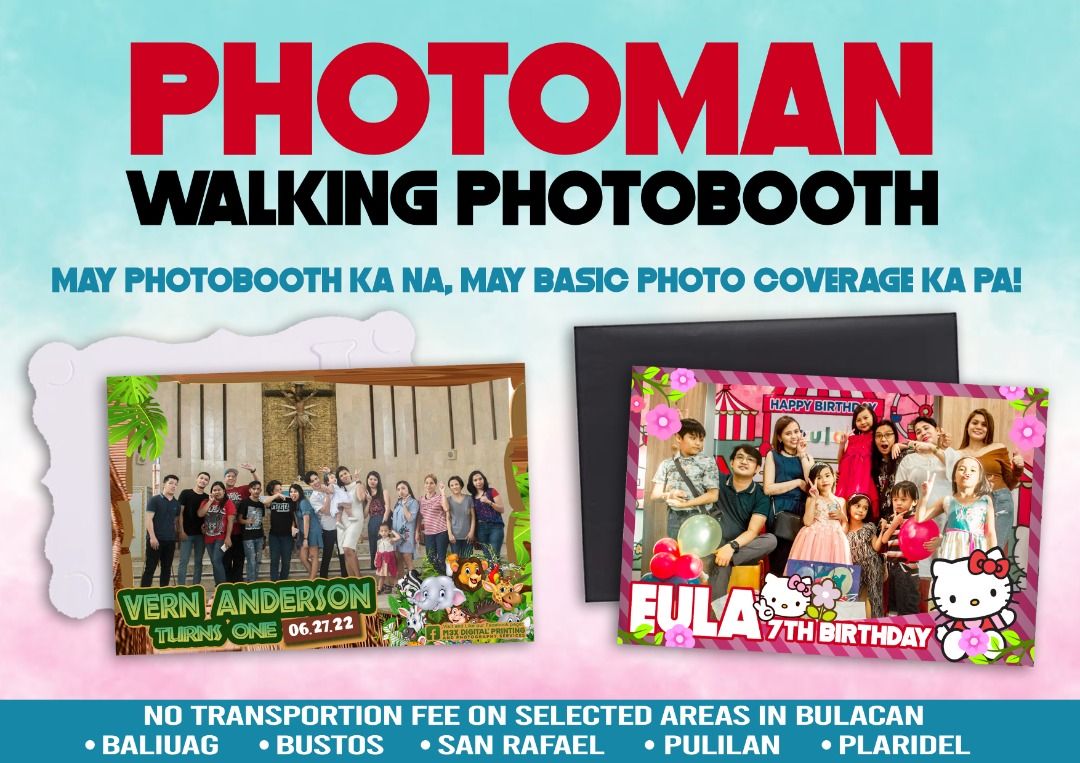 Photoman Walking Photobooth, Photography, Cameras on Carousell