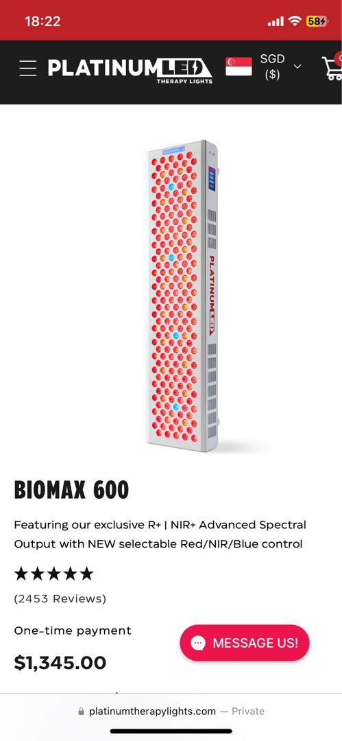 Platinum LED Biomax 600, TV & Home Appliances, Other Home Appliances on ...