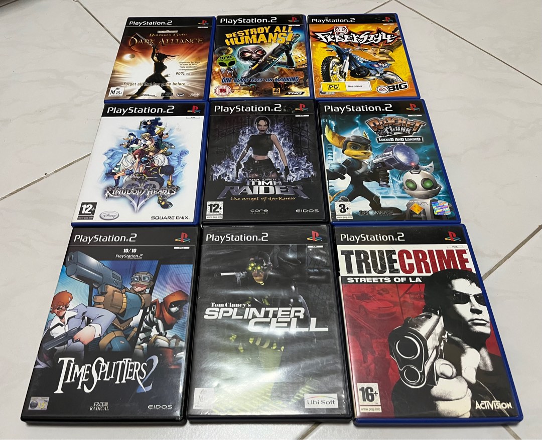 PLAYSTATION 2 PS2 GAMES / MEMORY CARDS / PS2 DVD REMOTE CONTROL UPDATED ...