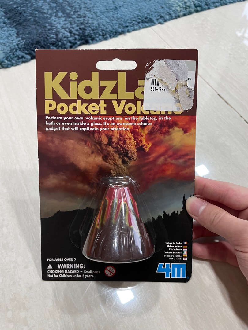 Pocket Volcano Science Experiment, Hobbies & Toys, Toys & Games on ...