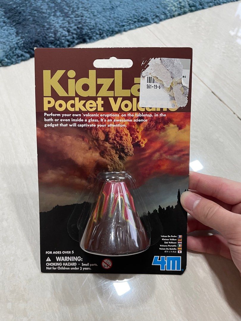 Pocket Volcano Science Experiment, Hobbies & Toys, Toys & Games on ...