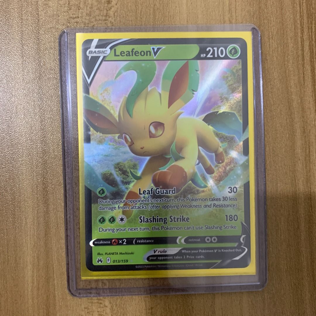 Pokemon Card (TCG) - Leafeon V - 013/159 - Ultra Rare on Carousell
