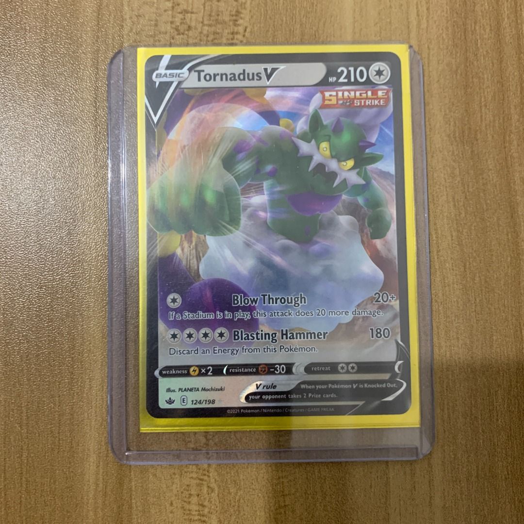Pokemon Card (TCG) - Tornadus V - 124/198 - Ultra Rare on Carousell
