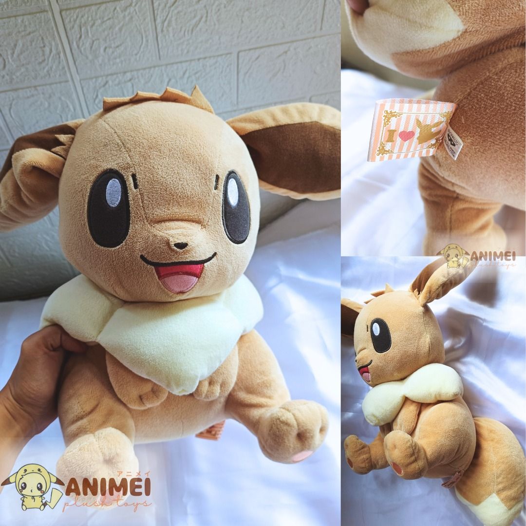 Pokemon Eevee Plush Toy I Love Eevee Relaxed Collection Hobbies And Toys Toys And Games On