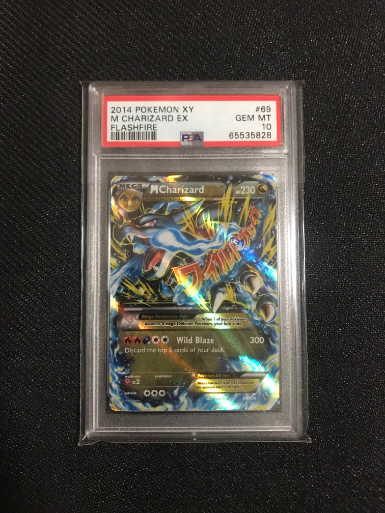 Pokemon M Charizard EX #69 XY Flashfire PSA 10, Hobbies & Toys, Toys & Games on Carousell