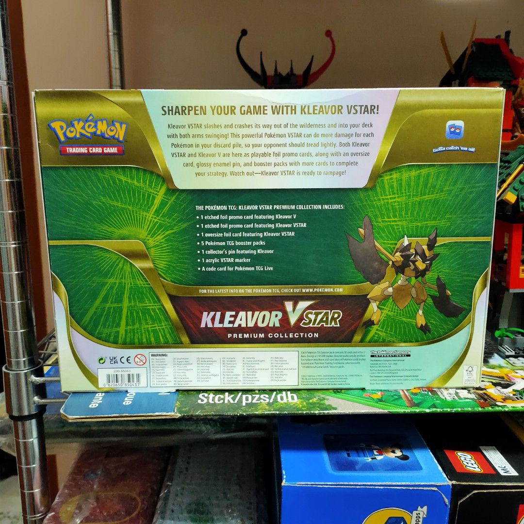 Pokemon TCG Kleavor Vstar Premium Collection Box NEW, Announcements on ...