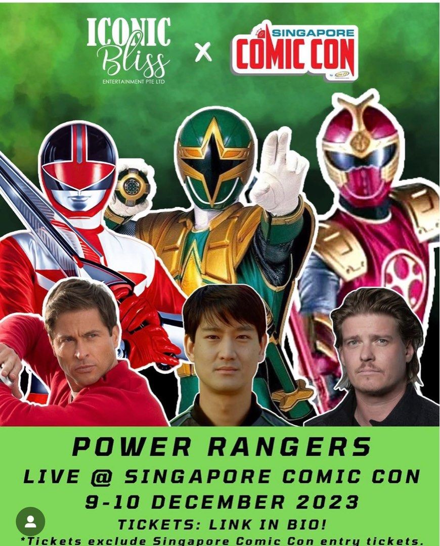 Power Ranger at Comic Con Ninja Storm meet and greet, Tickets ...