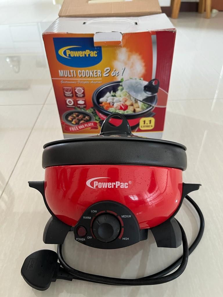 PowerPac Multi Cooker 2 in 1 (1.1 litre), TV & Home Appliances, Kitchen ...