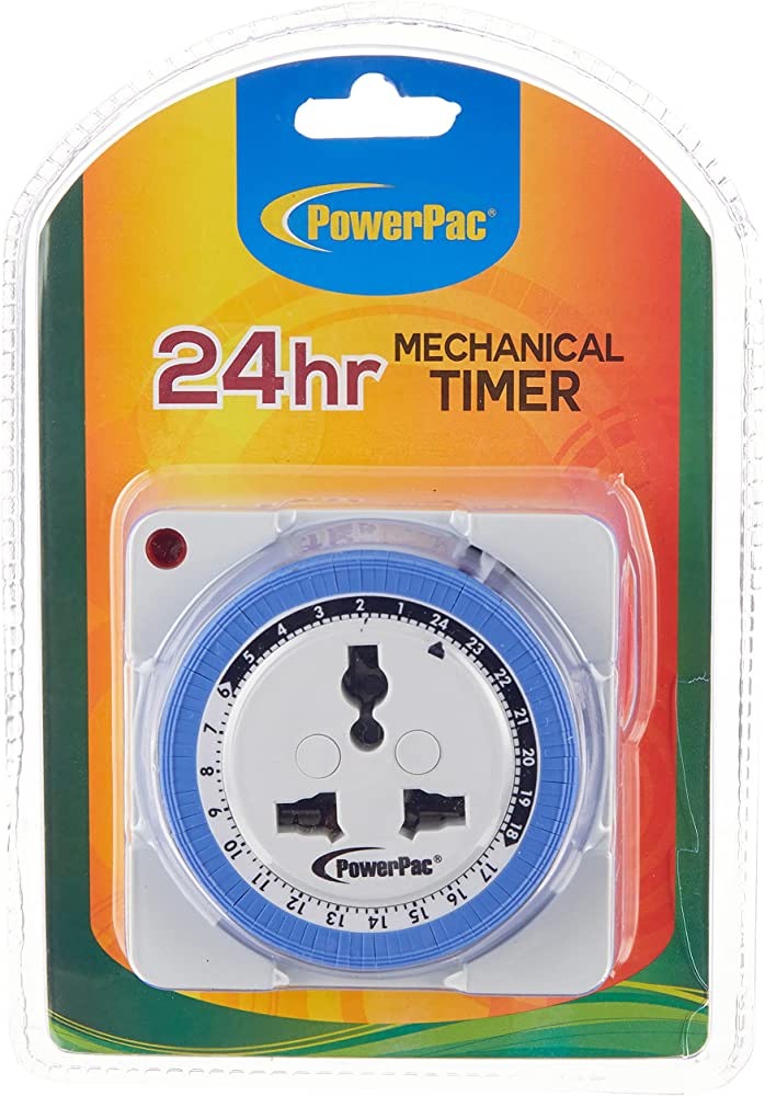 PowerPac TH124 Mechanical Kitchen Timer plug (24hrs), TV & Home ...