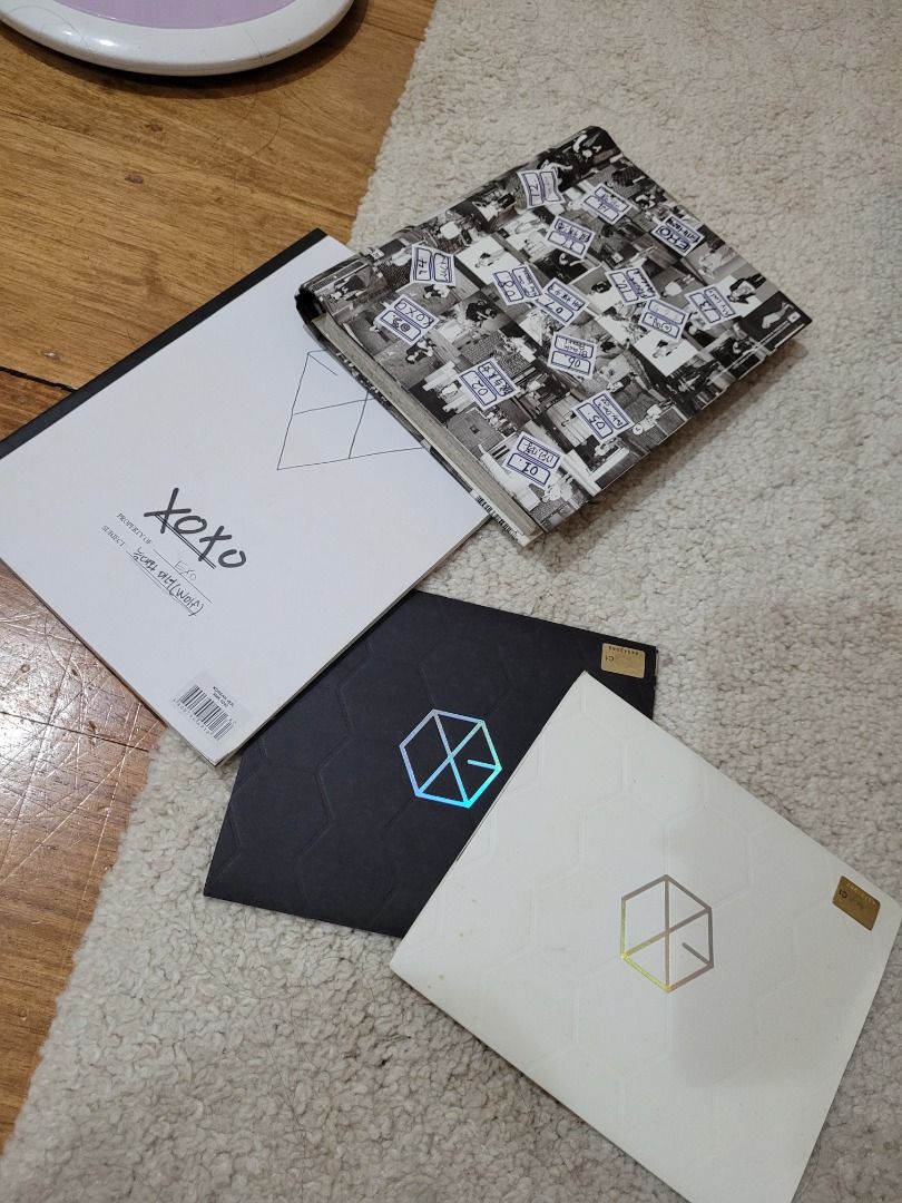 BUNDLE ALL EXO ALBUMS (4 preloved albums), Hobbies & Toys, Memorabilia ...
