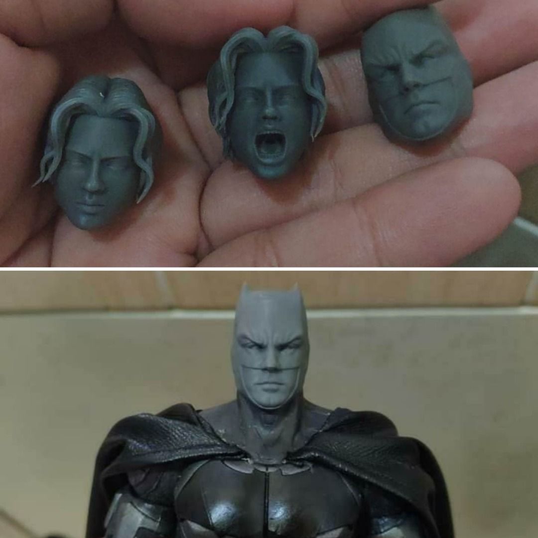 *pre order* Custom head sculpts for 7 inch McFarlane DC figures ...