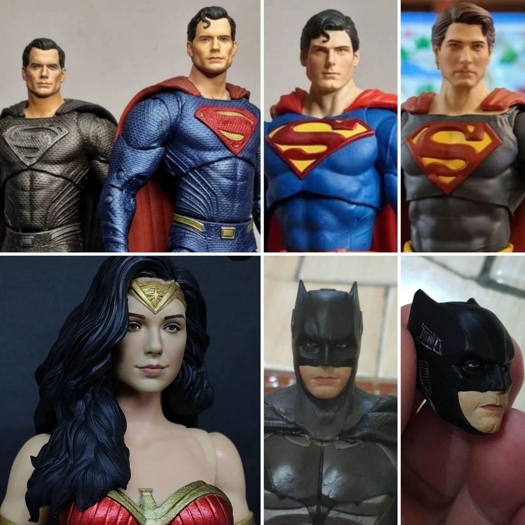 *pre order* Custom head sculpts for 7 inch McFarlane DC figures ...