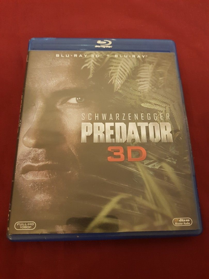 PREDATOR 3D + 2D 1st Press Blu-Ray Set, Hobbies & Toys, Music & Media ...