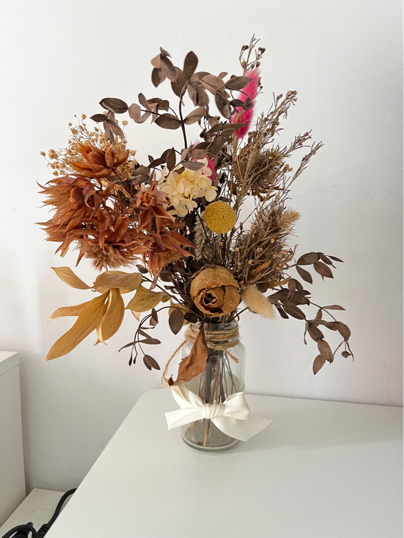 Preserved everlasting Flower Bouquet, Hobbies & Toys, Stationery ...