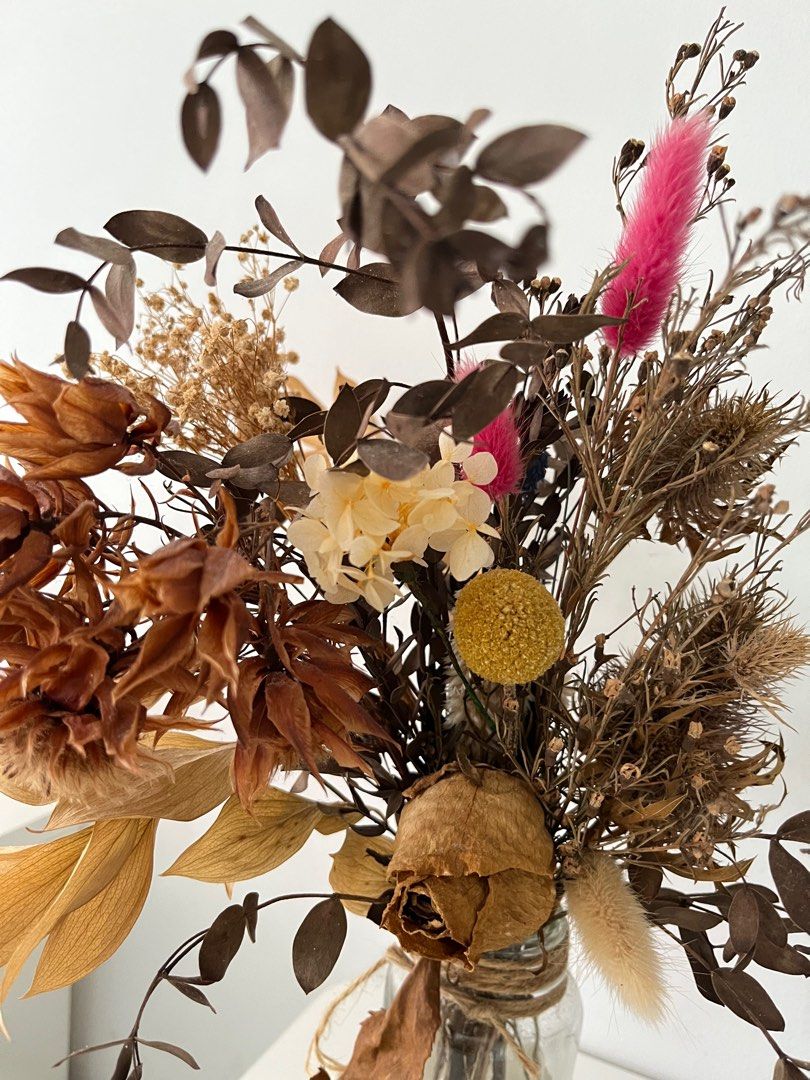 Preserved everlasting Flower Bouquet, Hobbies & Toys, Stationery ...