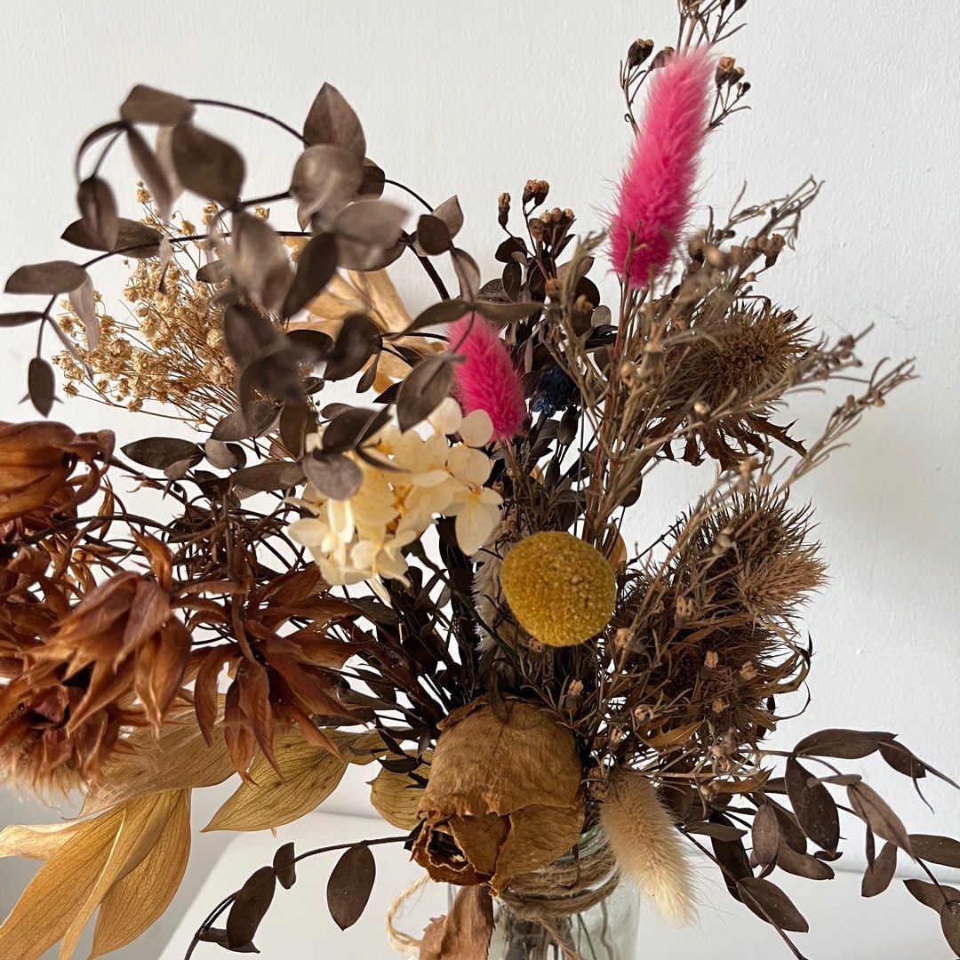 Preserved everlasting Flower Bouquet, Hobbies & Toys, Stationery ...
