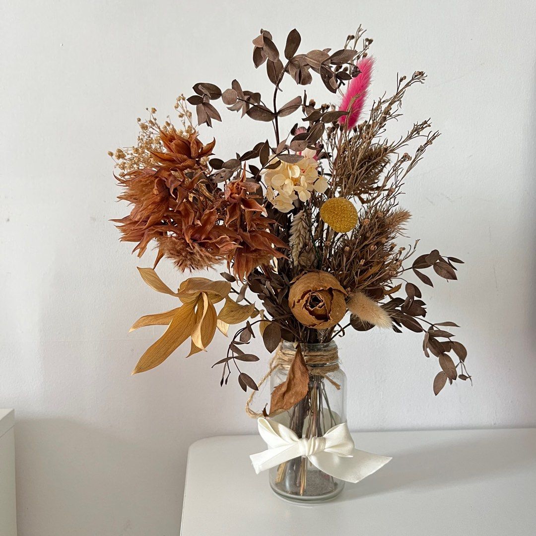 Preserved everlasting Flower Bouquet, Hobbies & Toys, Stationery ...