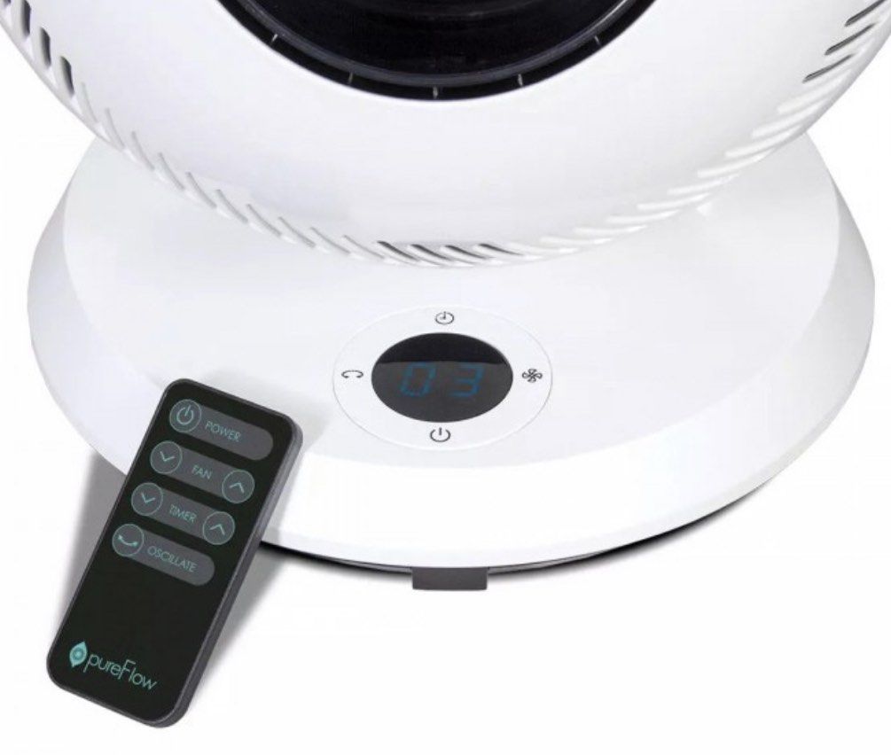 PUREFLOW BLADELESS QUIET TURBO FAN QT7, Furniture & Home Living, Lighting & Fans, Fans on Carousell