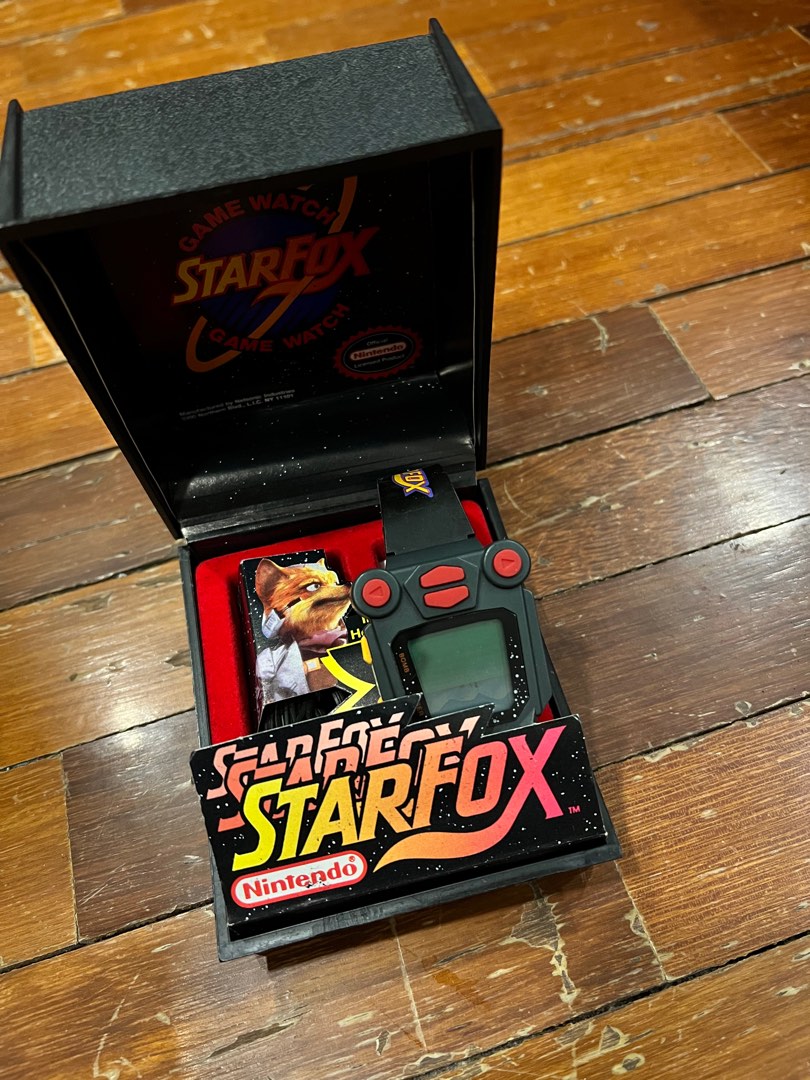 RARE Vintage Nintendo Nelsonic Starfox watch, Men's Fashion, Watches ...