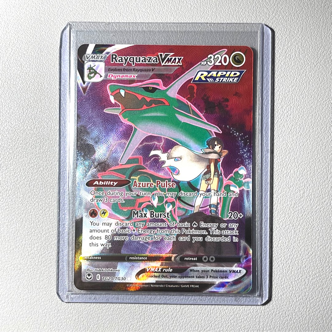 Rayquaza VMAX - TG20/TG30 - Ultra Rare Sword & Shield: Silver Tempest Singles Pokemon Trading ...