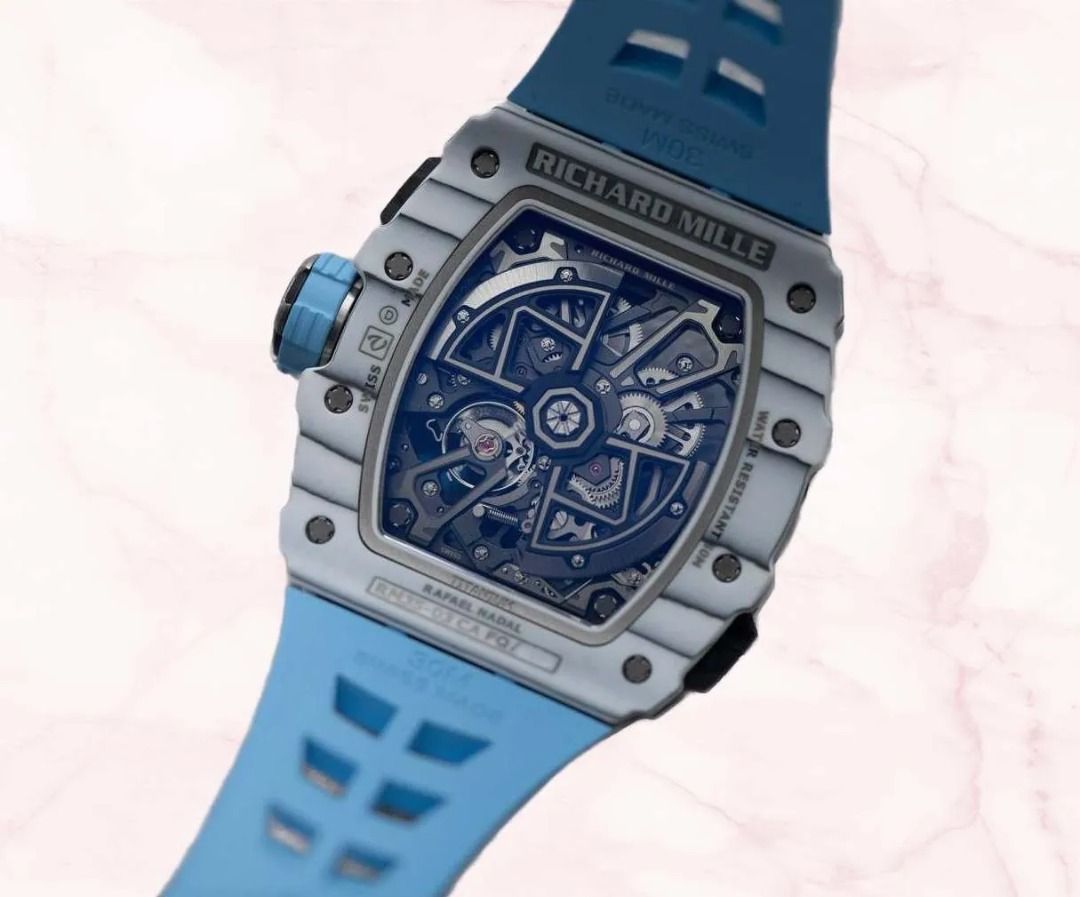 Richard Mille RM 35-03 Rafa White Carbon, 名牌, 手錶 - Carousell