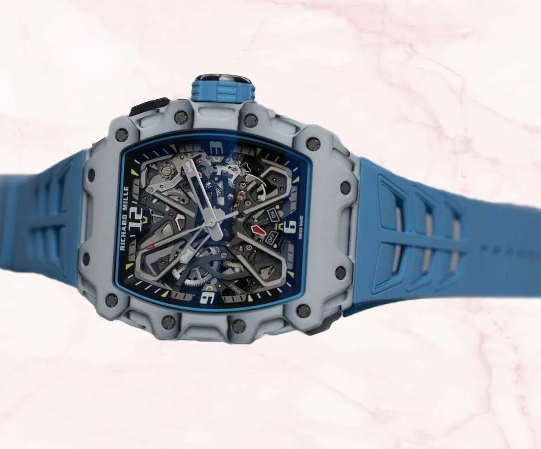 Richard Mille RM 35-03 Rafa White Carbon, 名牌, 手錶 - Carousell