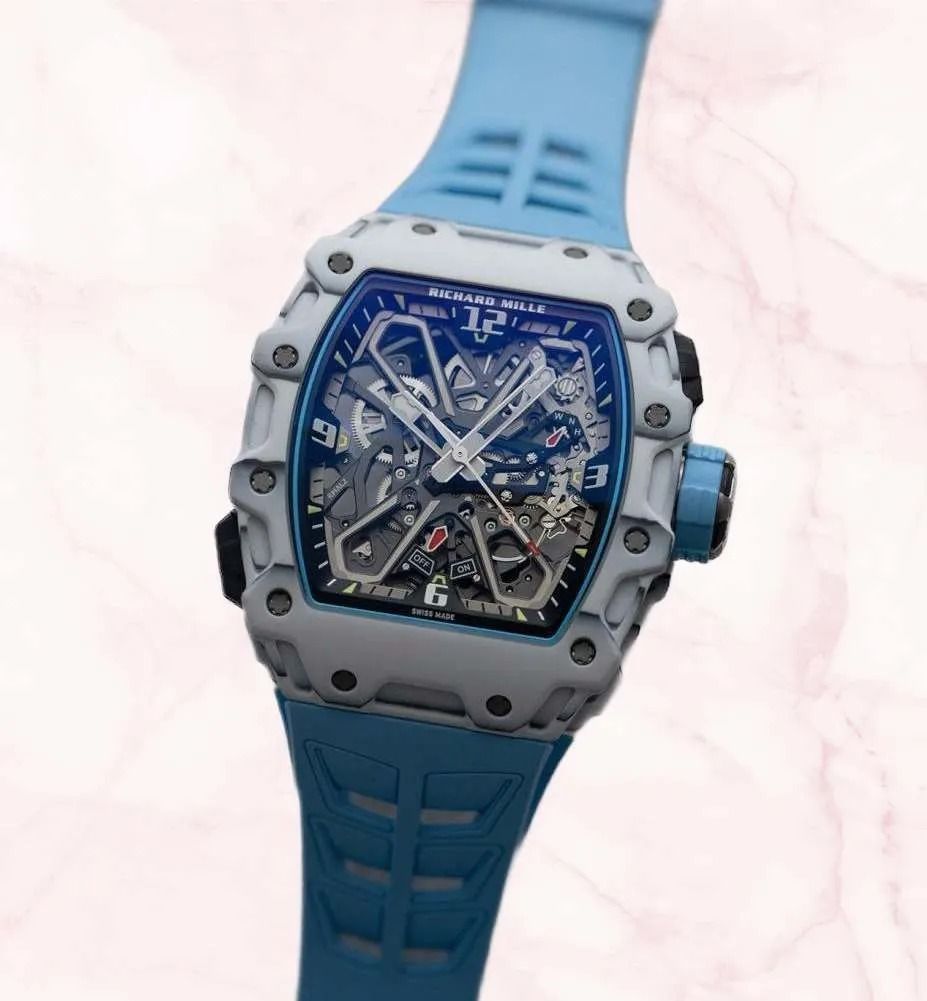 Richard Mille RM 35-03 Rafa White Carbon, 名牌, 手錶 - Carousell