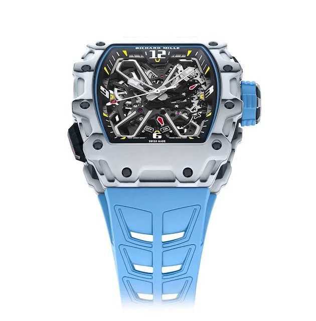 Richard Mille RM 35-03 Rafa White Carbon, 名牌, 手錶 - Carousell