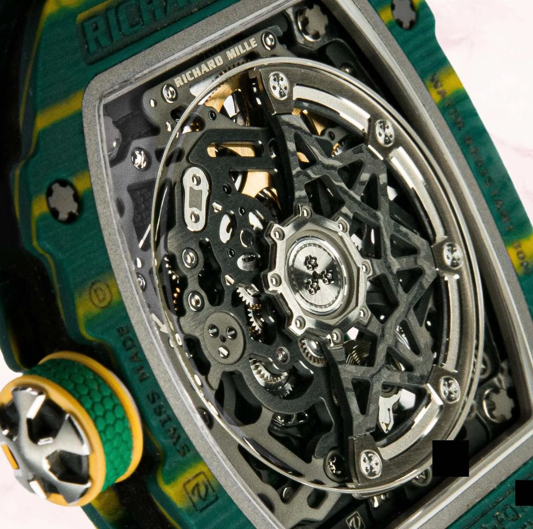 Richard Mille RM 67-02 Wayde Van Niekerk Green Carbon, 名牌, 手錶 - Carousell