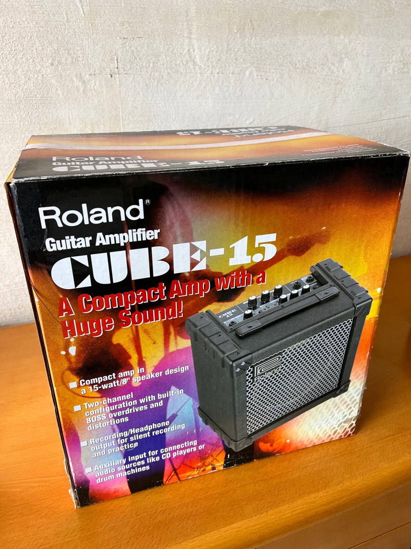 Roland Cube 15 Amplifier, Hobbies & Toys, Music & Media, Music Accessories on Carousell