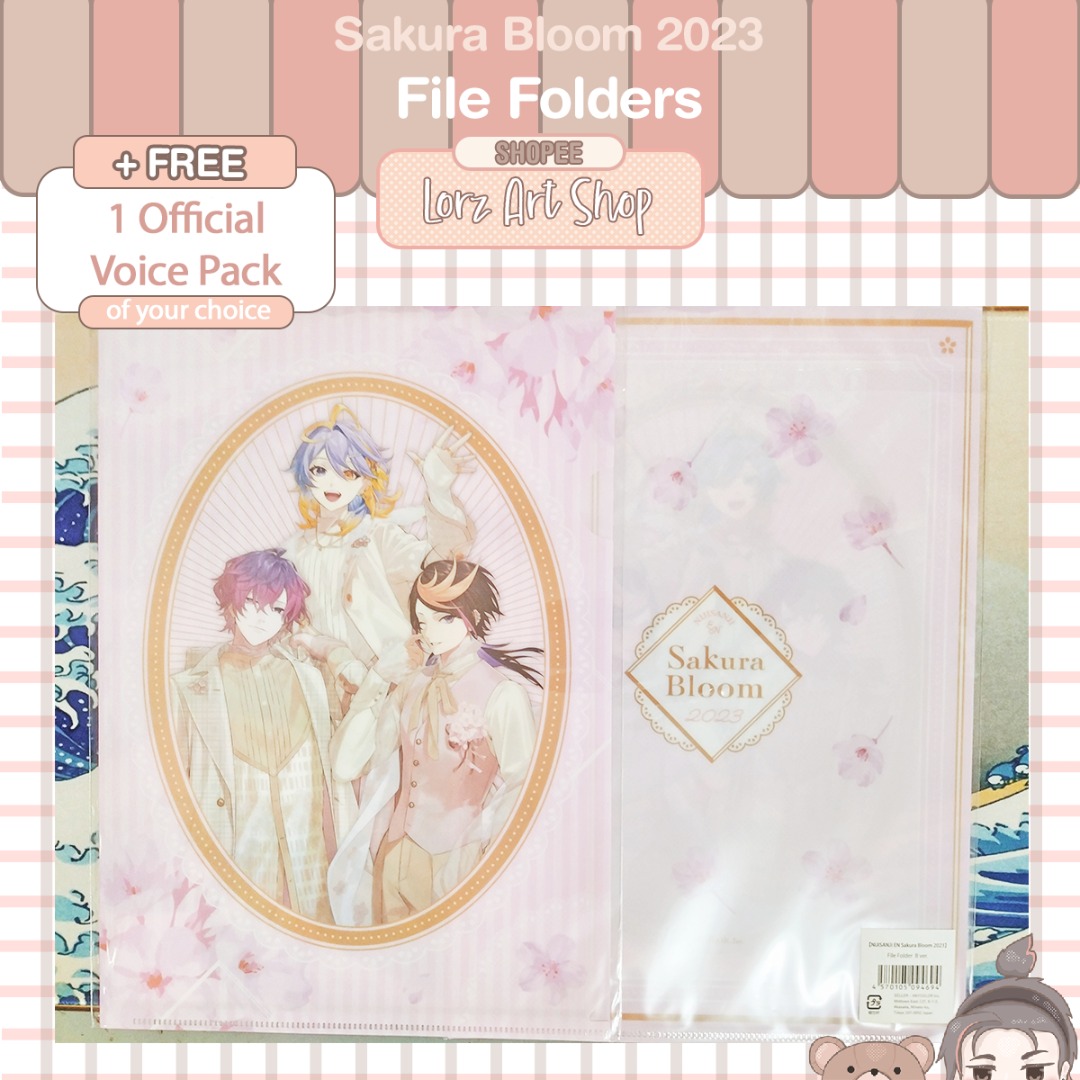 Sakura Bloom 2023 File Folders NIJISANJI EN Shu Yamino Uki Violeta Aster Arcadia, Hobbies & Toys ...