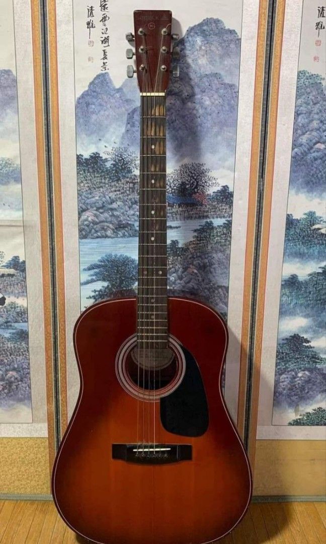 Samick Acoustic Guitar, Hobbies & Toys, Music & Media, Musical Instruments on Carousell