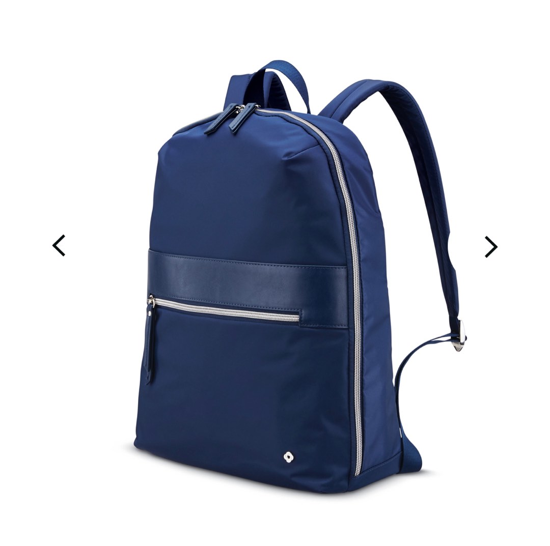 Samsonite backpack (Navy Blue), Women's Fashion, Bags & Wallets ...