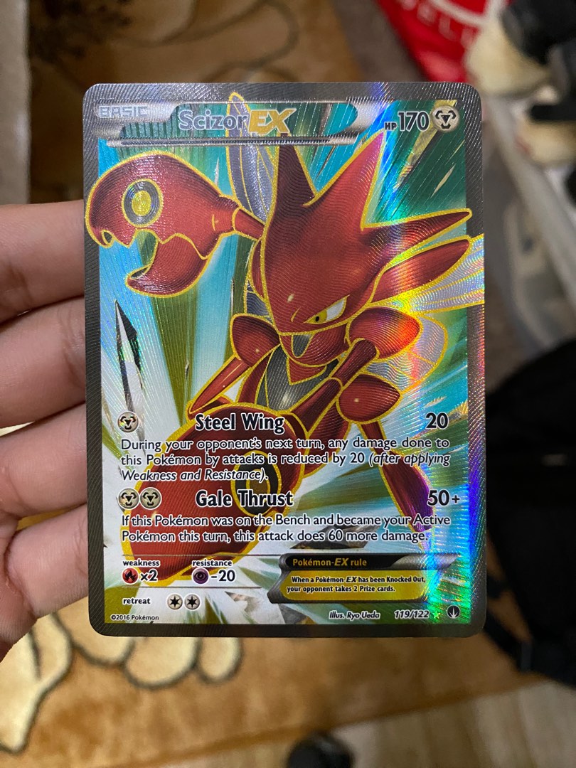 Scizor EX Full Art - Pokemon, Hobbies & Toys, Toys & Games on Carousell