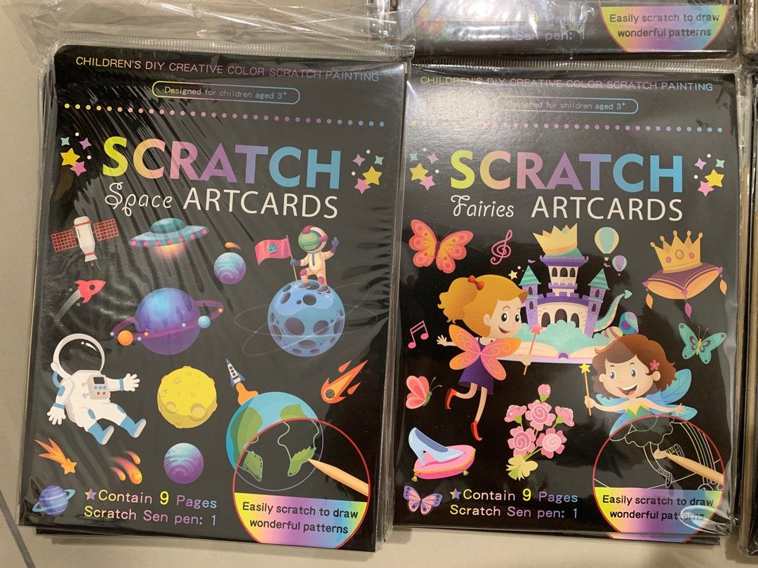 Scratch art set, Hobbies & Toys, Stationery & Craft, Art & Prints on ...