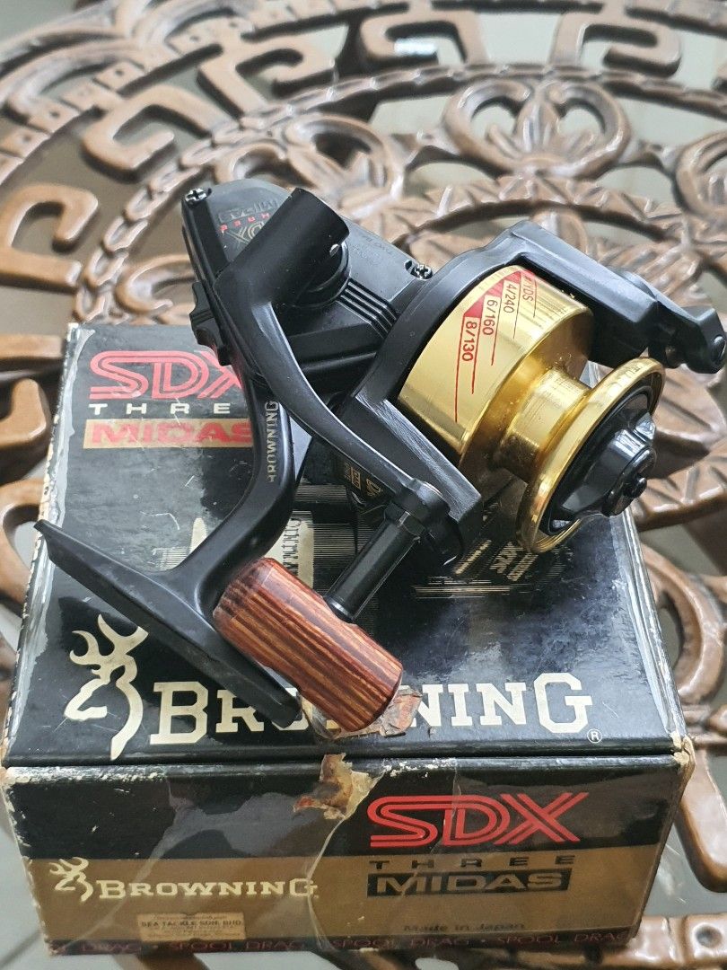 SDX 3 MIDAS BROWNING, Sports Equipment, Fishing on Carousell