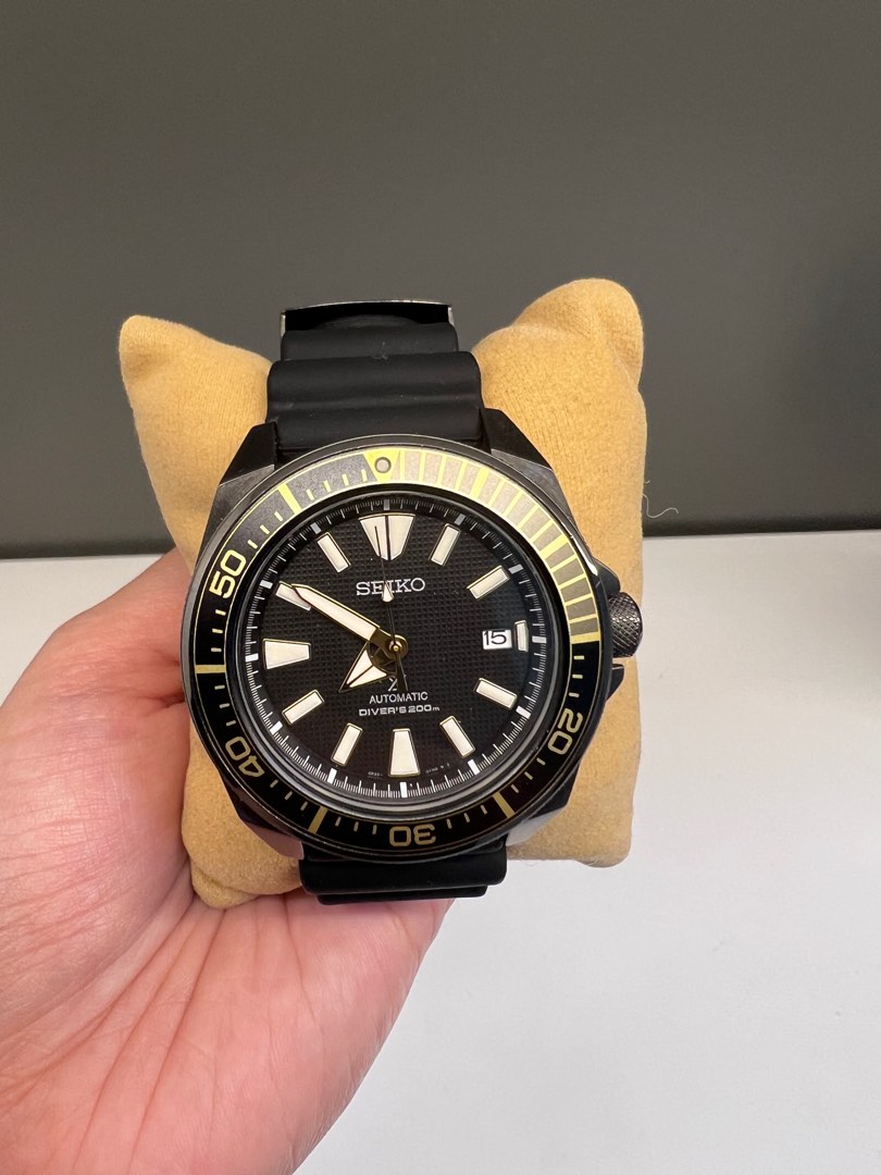 Seiko Black PVD Samurai, Men's Fashion, Watches & Accessories, Watches ...