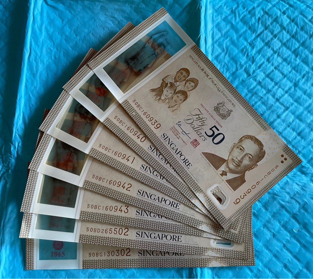SG50 $50 Commemorative Notes, Hobbies & Toys, Memorabilia ...