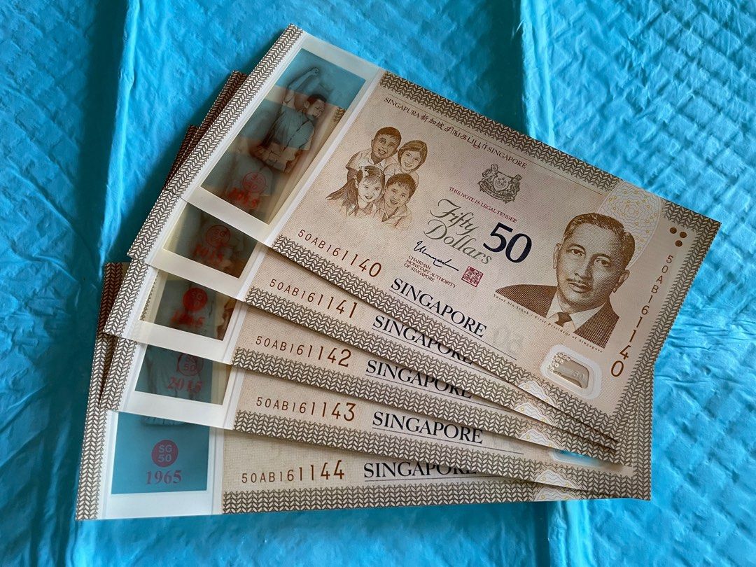 SG50 $50 Commemorative Notes, Hobbies & Toys, Memorabilia ...